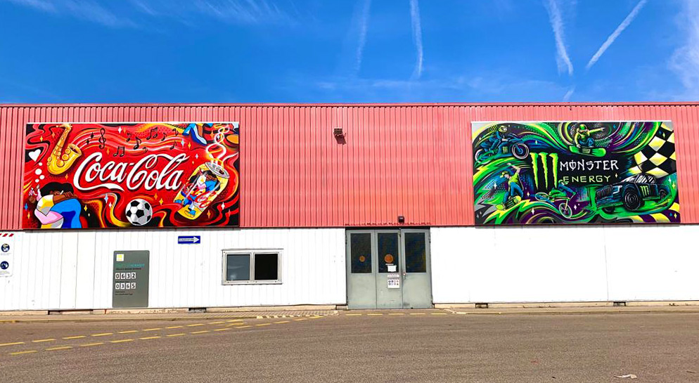 Monster Energy Wall