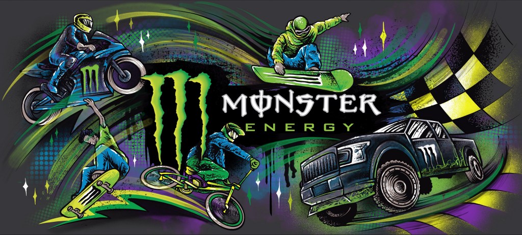Monster Energy Wall