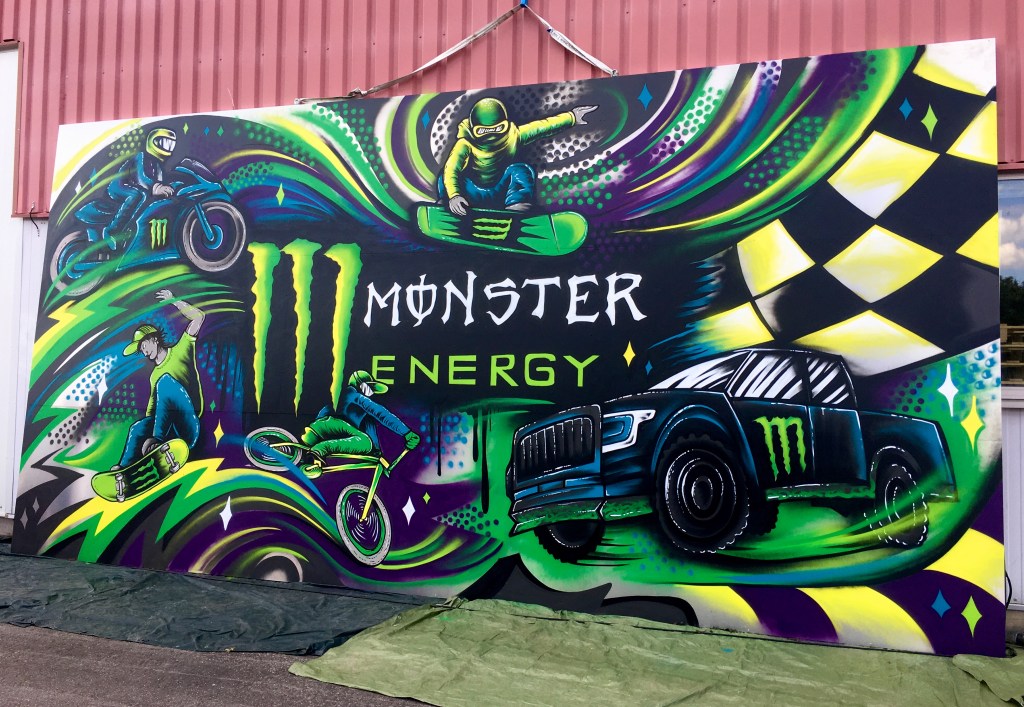 Monster Energy Wall